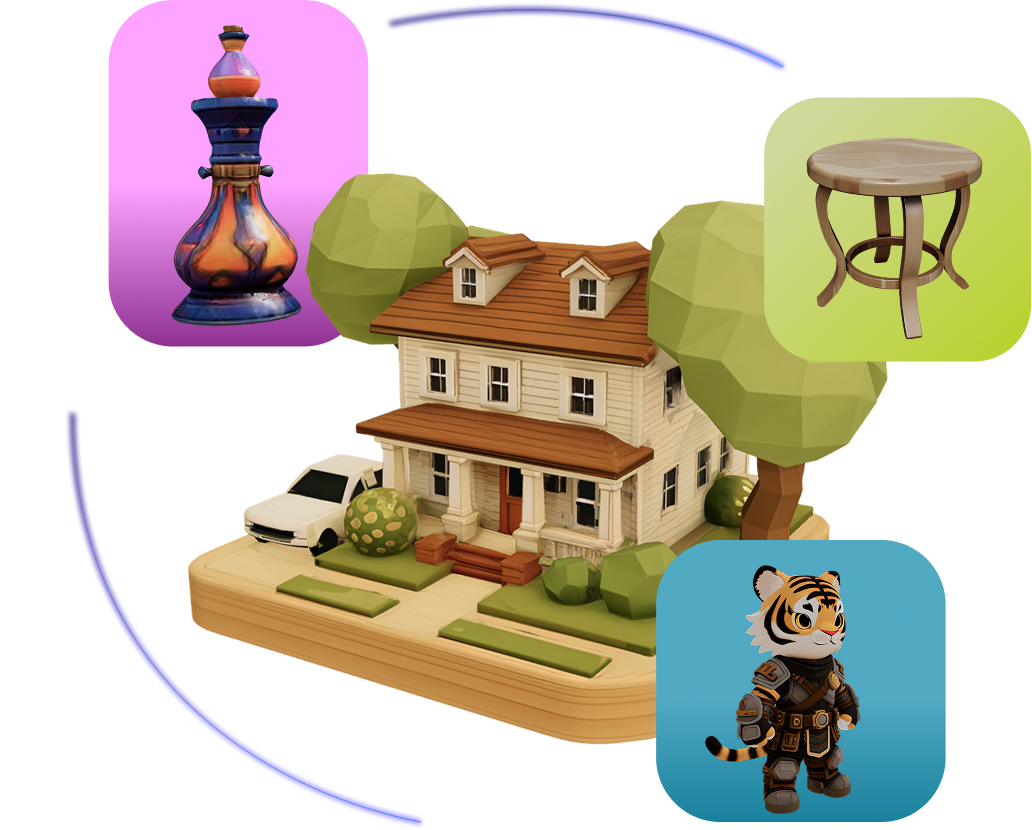 3d.hunyuan AI 3D Model Generator | Text & Image to 3D Models`